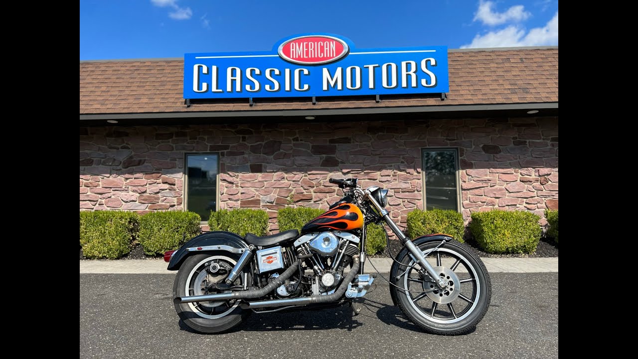 1982 Harley Davidson FXS Lowrider 80” 1340 4-Speed Shovelhead Flame ...