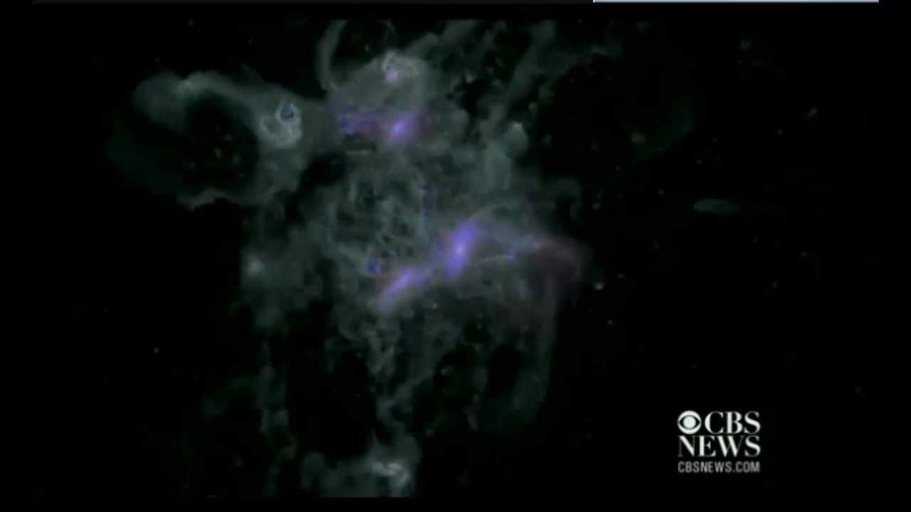 NASA space video simulation of big bang theory forming a disk galaxy 13 ...