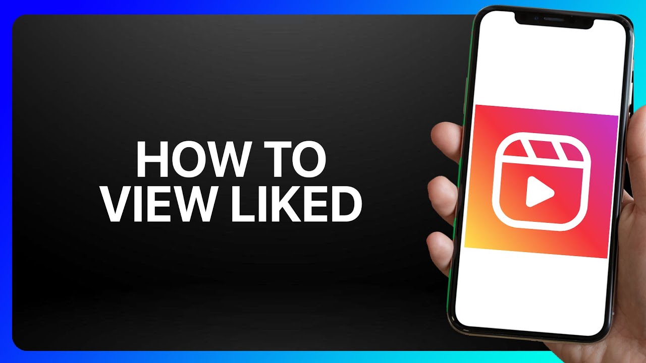How To View Instagram Liked Reels Tutorial - YouTube
