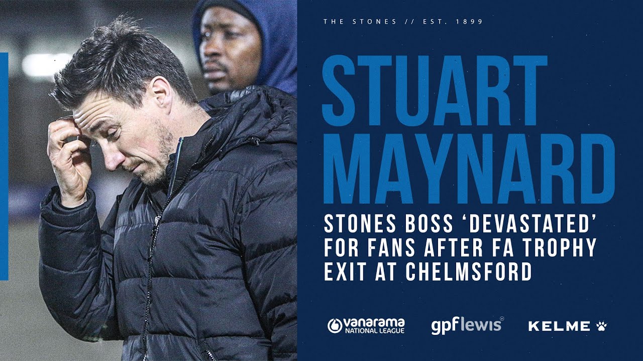 “I’m DEVASTATED for the fans” - Stuart Maynard - YouTube