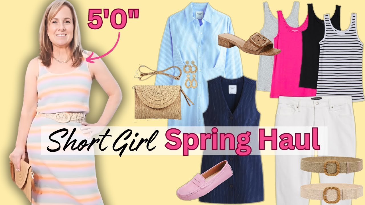 PETITE Spring Fashion Haul 2024 | Dresses, Tops, Shoes #springfashion ...