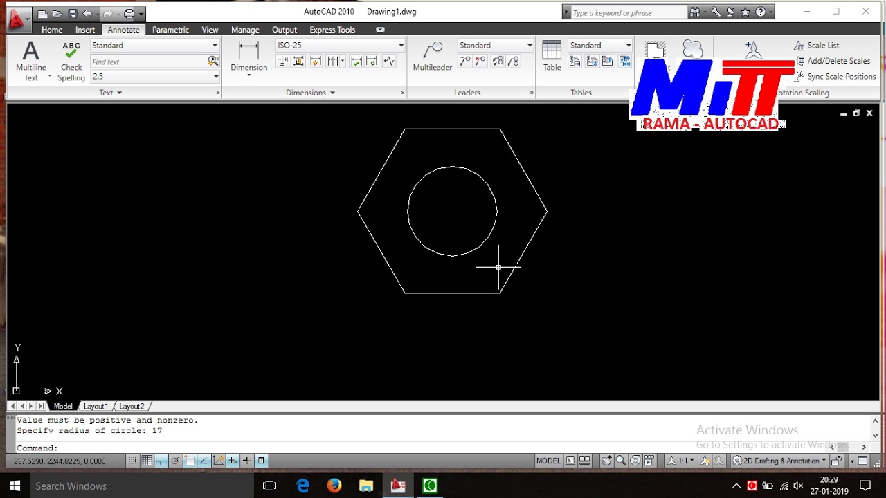 MITT CILEGON TUTORIAL AUTOCAD STRUCTURE 02 - YouTube