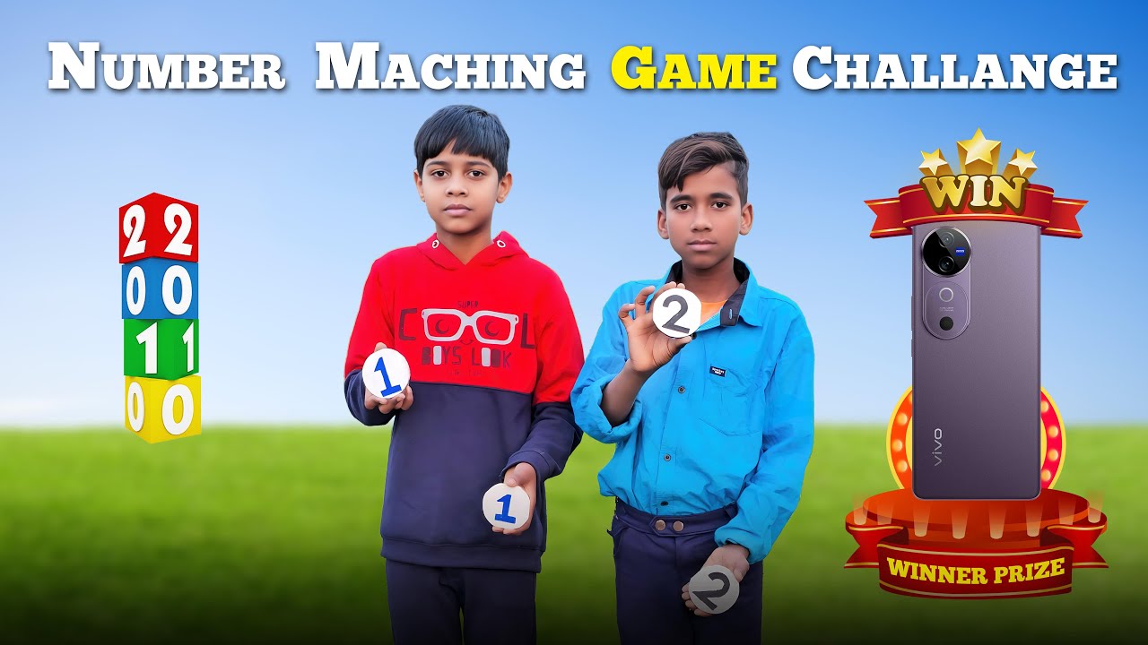 Number Maching Game Challange | सुमित ने 1 पॉइन्ट से गेम को जीत लिया ...