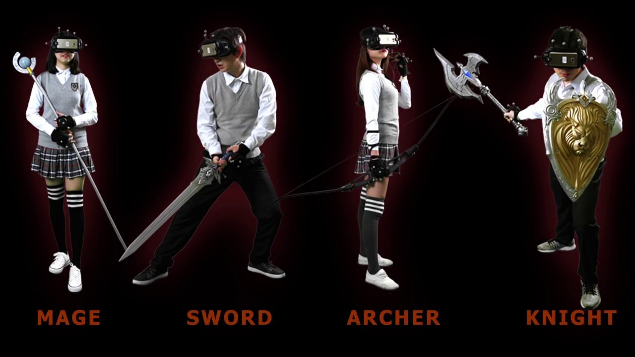 [PVP Gaming] VR RPG GAME - 4 players Are you READY fighting with BOSS ...