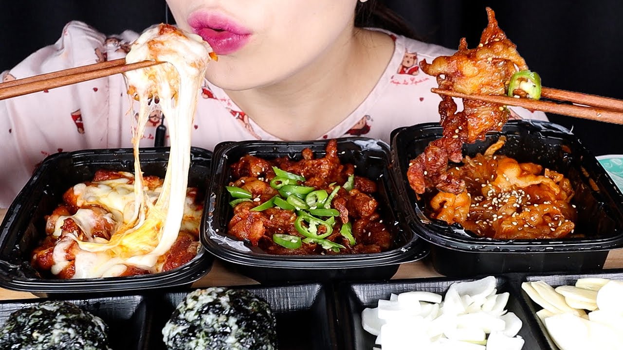 무뼈, 닭발, 치즈불닭, 로제닭발 🔥🤍Chicken feet, Spicy Dakbal - YouTube