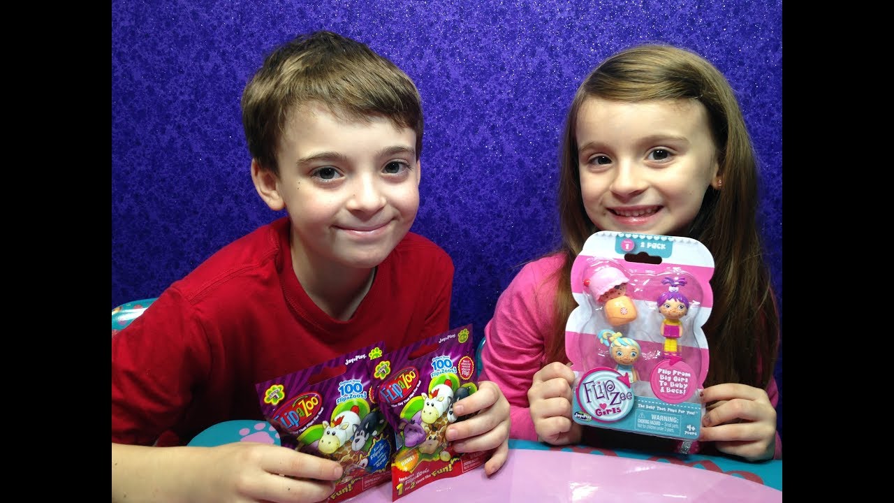 ~NEW TOY!~ Flip Zee Girls ~ Flip A Zoo LIMITED EDITION FOUND! ~ Baby to ...