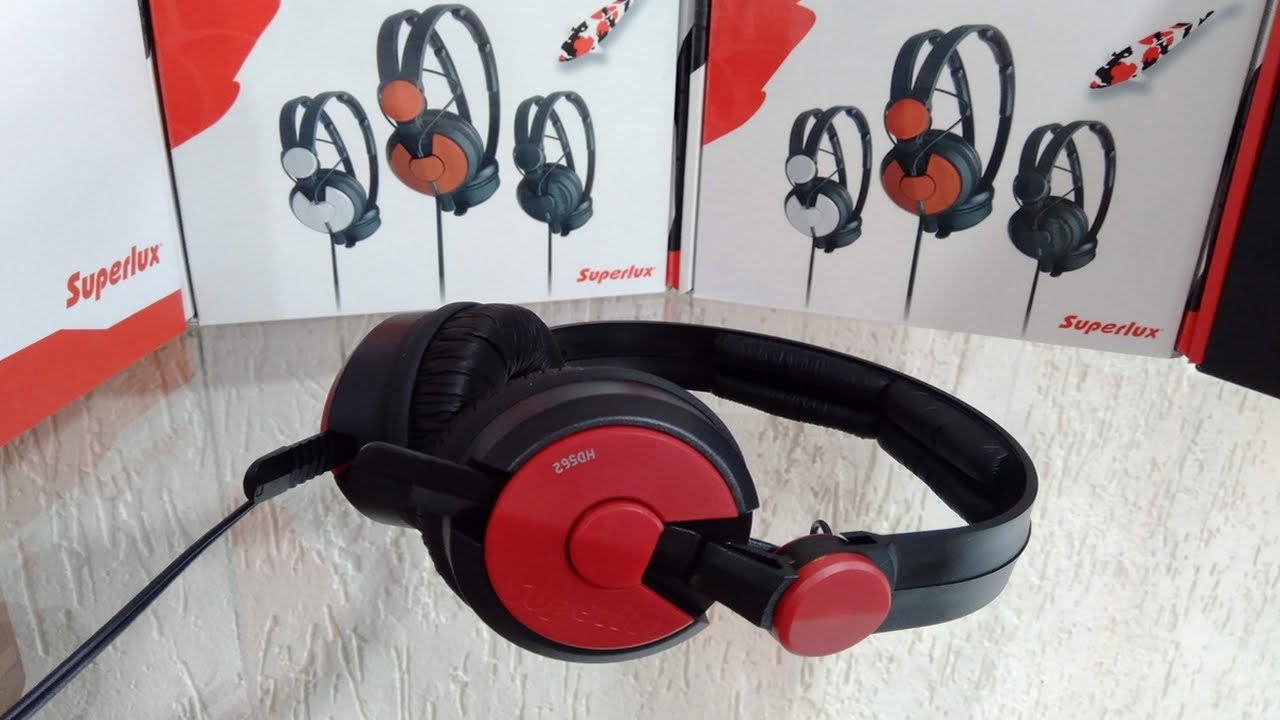 Fone Superlux HD562 Red - YouTube