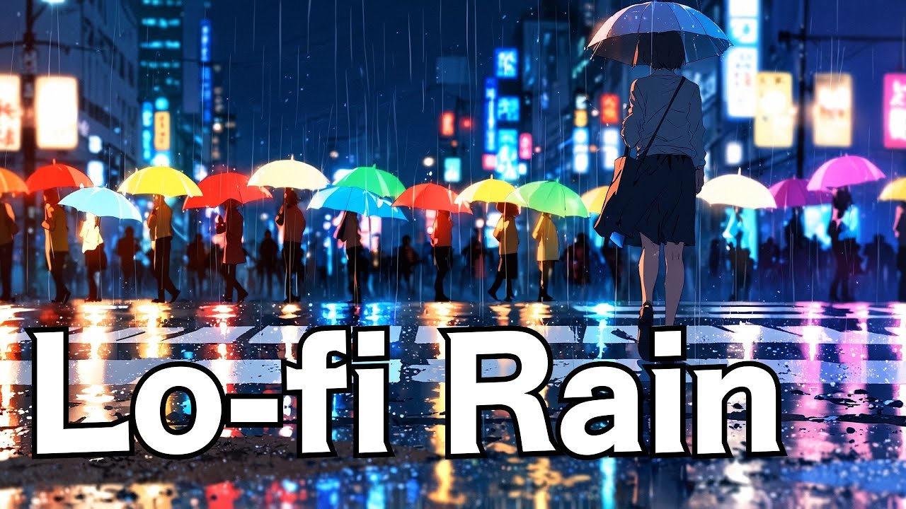 Lo-fi Rain/ music and sound of rain / for stress relief - YouTube