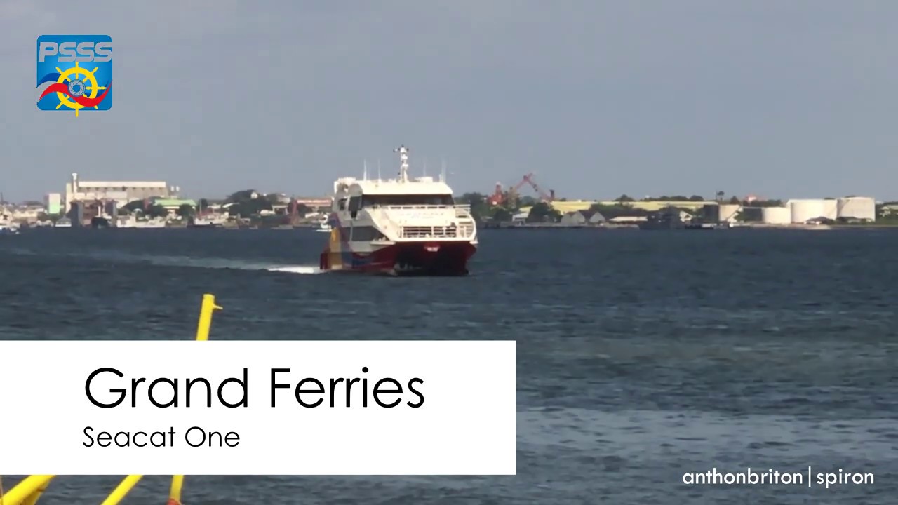 Seacat One Arrival at Cebu Pier 3 - YouTube