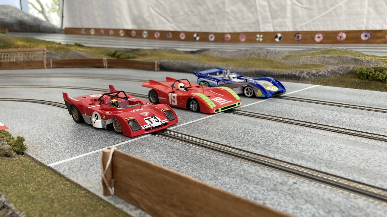 1/32 Slot Car Racing Highlights- Slotit LMP, NSR 917, RevoSlot and Can ...
