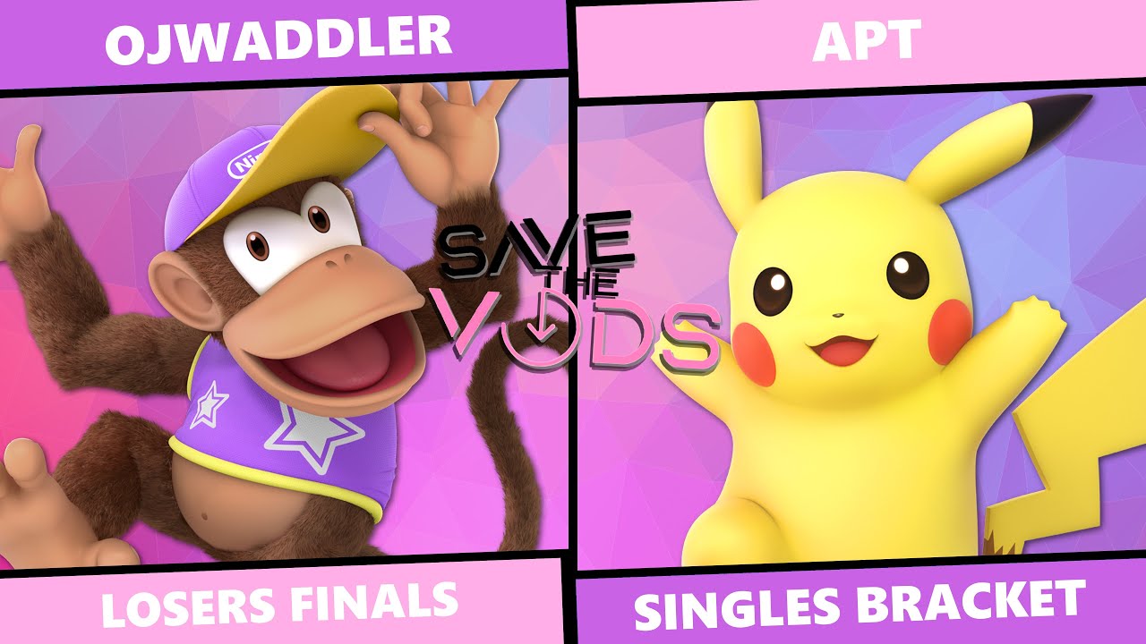Save The VODs #105: Losers Finals - Ojwaddler (Diddy Kong, Mario) vs ...