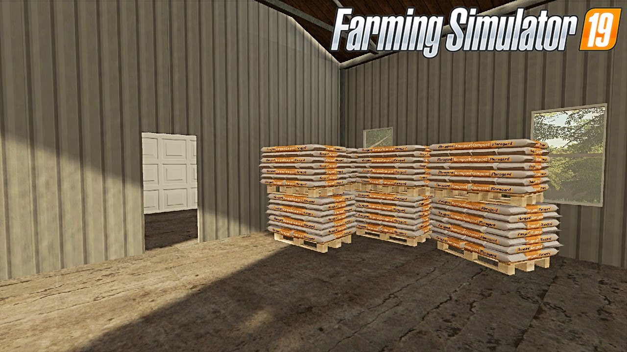 Stock Pile of Compost for the Greenhouse Business [FS19] - YouTube