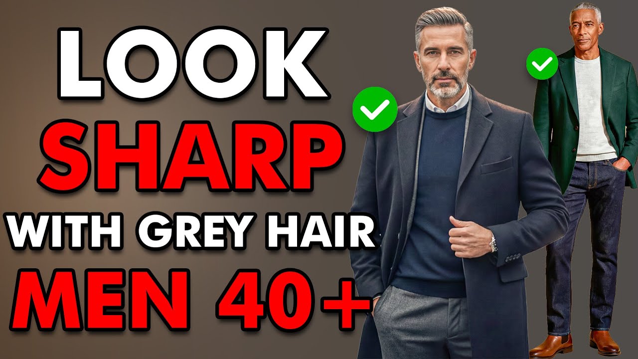 Gray Hair Done Right | Modern Masculine Styles For Men Over 40! - YouTube