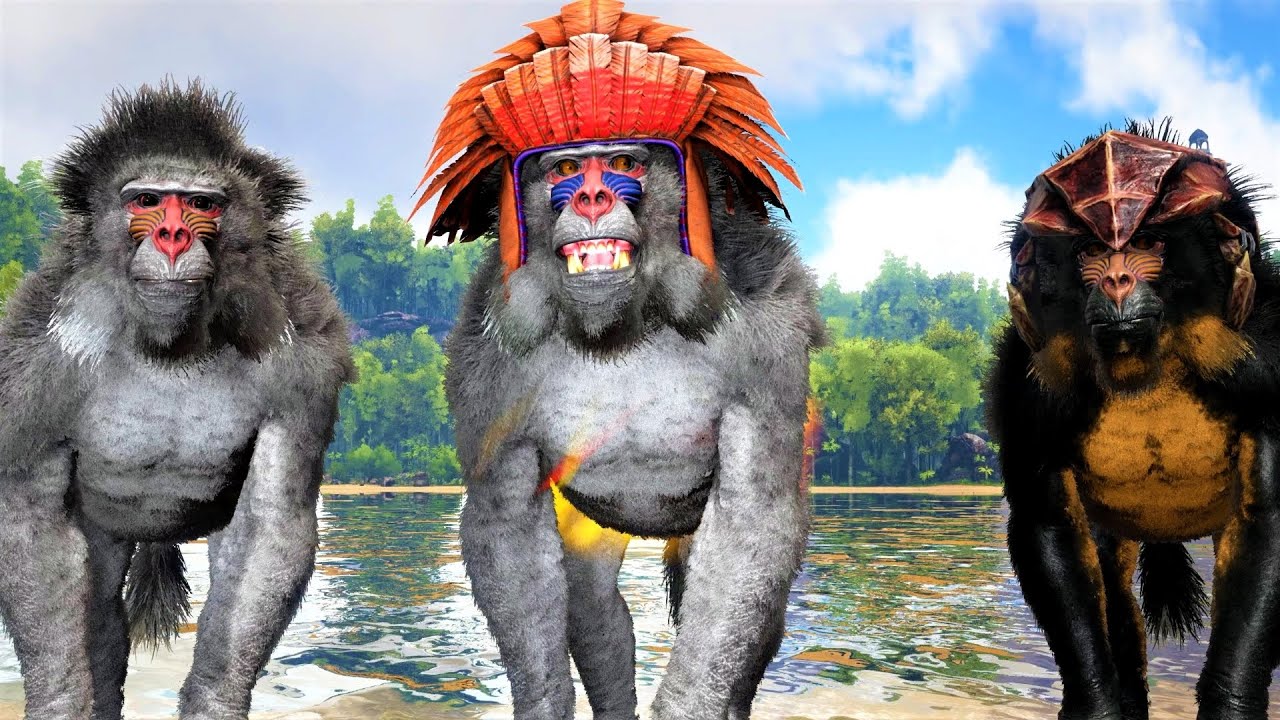 NEW DINO PITHECUS TAMED SPOTLIGHT REVIEW! | ARK LOST ISLAND DLC | ARK ...