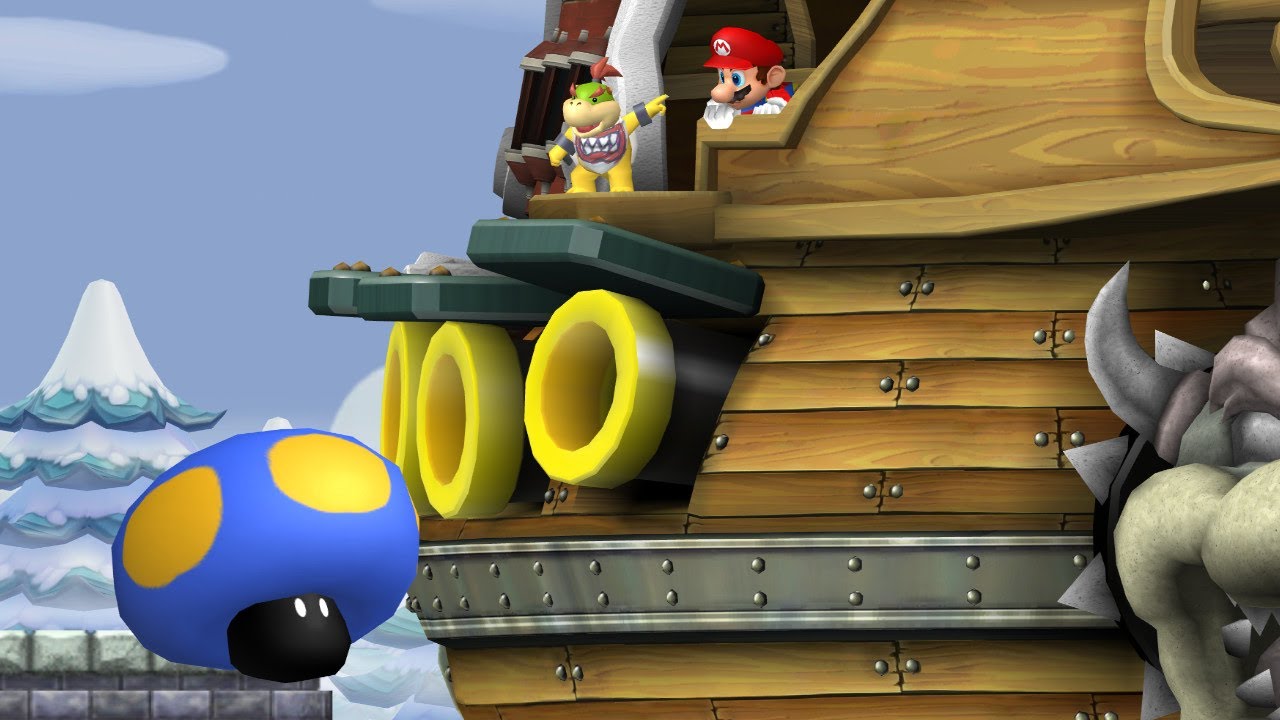 Giant New Super Mario Bros. Wii Mega Mushroom Edition - Walkthrough ...