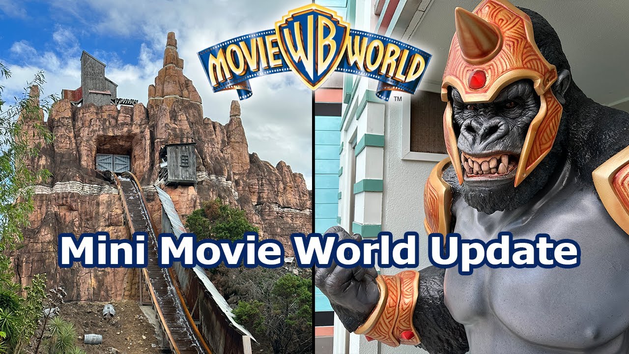 Movie World Gold Coast | Surfrider Update, Marvin Ride Construction ...