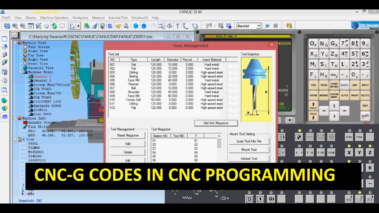 Cnc G Codes G0 G01 G02 G03 G04 G20 G21 G90 In Cnc Programming