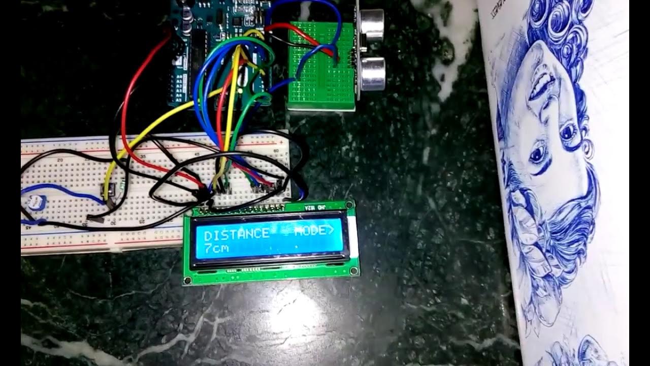 Distance Measurement Using Ultrasonic Sensor And Arduino Ihrprojects Youtube