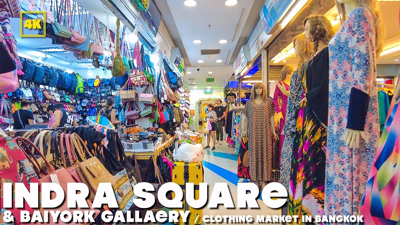 INDRA SQUARE & BAIYORK GALLERY / Pratunam market in Bangkok (August ...