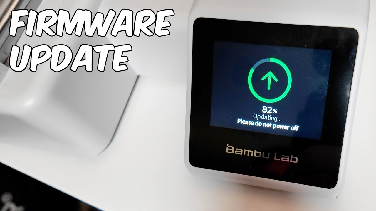 How to update firmware on the Bambu Lab A1 Mini 3D printer - YouTube