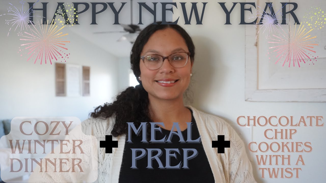 Simple Meal Prep + Cozy Winter Dinner + Sweet Treat #cookwithme - YouTube