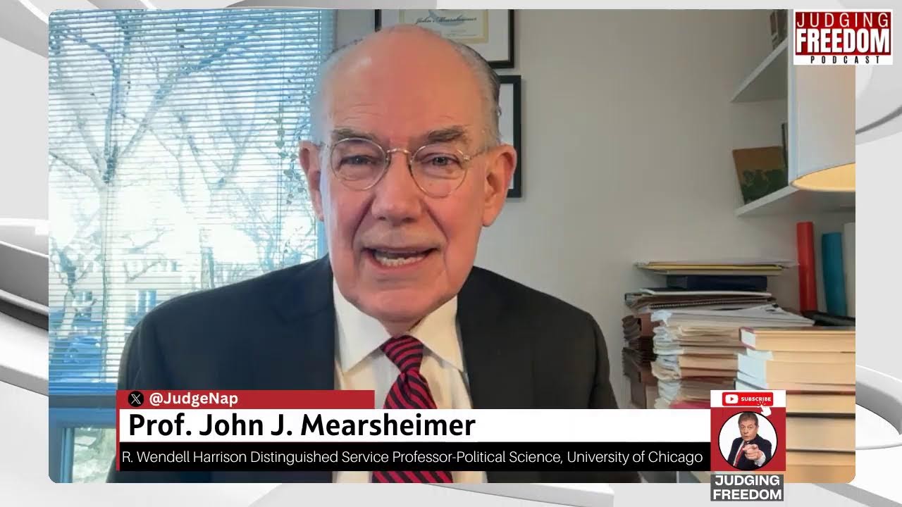 Prof. John Mearsheimer : Iran’s Patient Strategy Undermines Trump ...