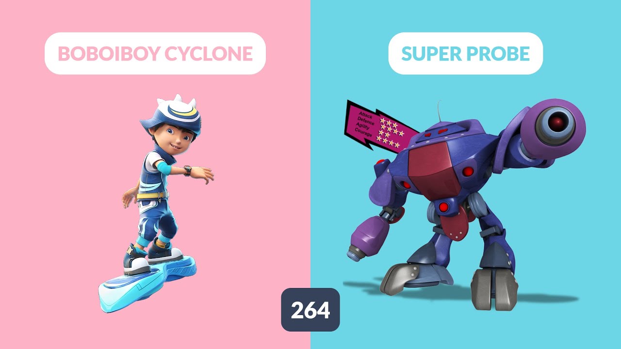 Kartu Boboiboy - Mari Bermain Bersama Boboiboy! BoBoiBoy Cyclone, Super ...