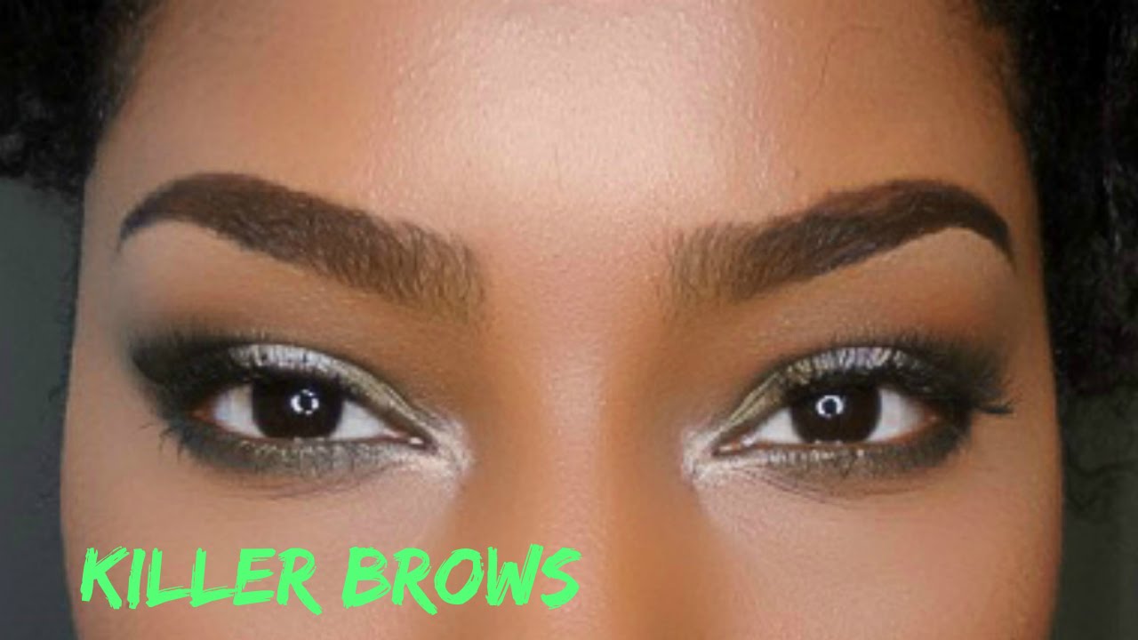 Natural Thick Brow Tutorial| Updated Routine | iamLindaElaine - YouTube