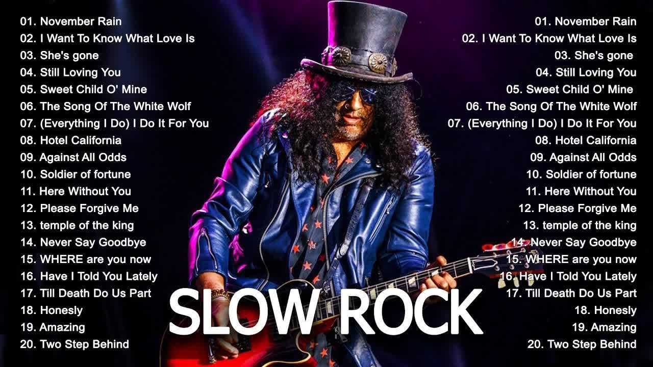 📻Slow Rock Remix Scorpions, Bon Jovi, The Eagles, Aerosmith, U2, Led ...