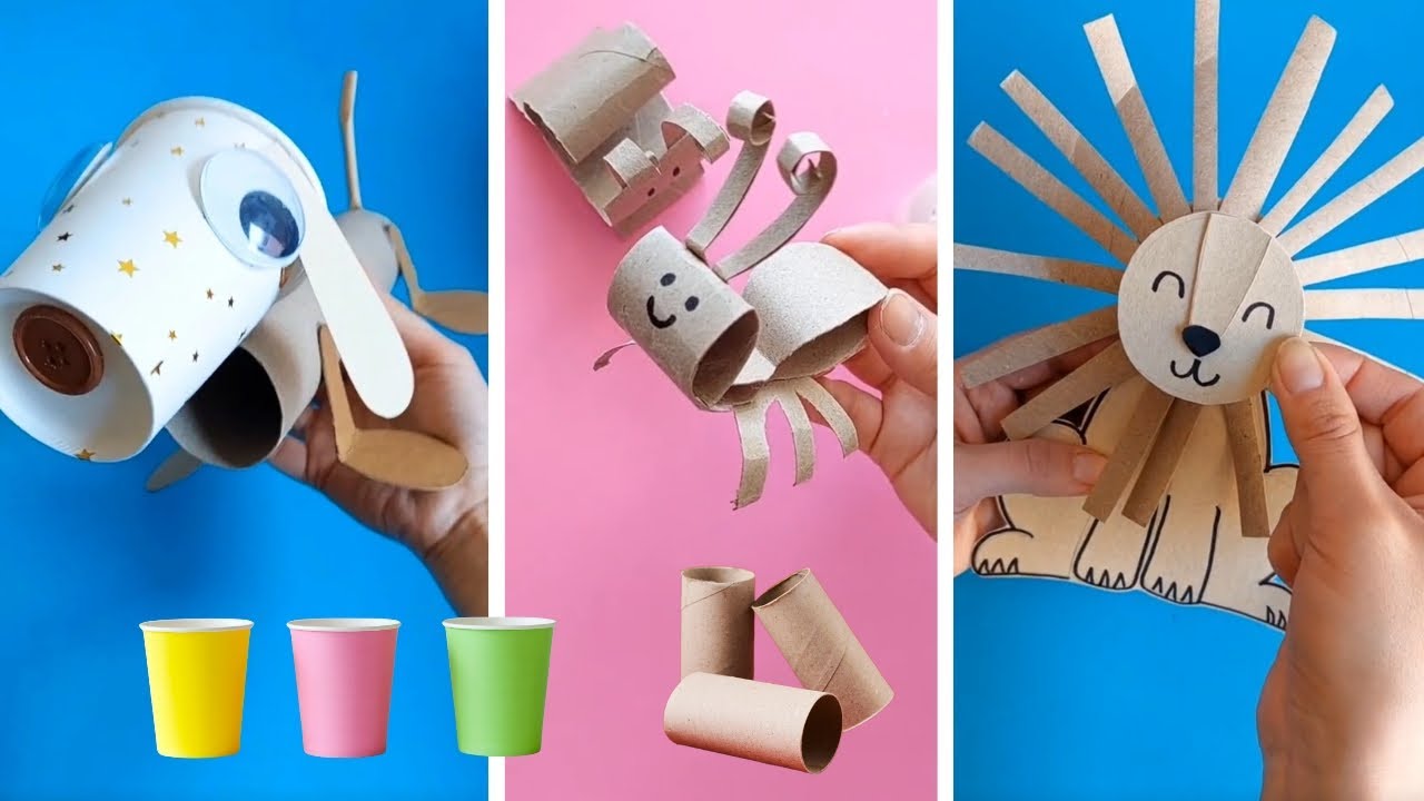 Animales con materiales reciclados | how to make animals with recycled ...