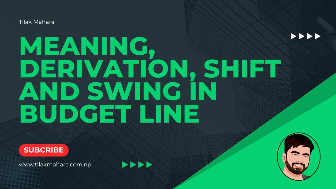 Meaning, Derivation, Shift and Swing of Budget Line/NRB Officer ...