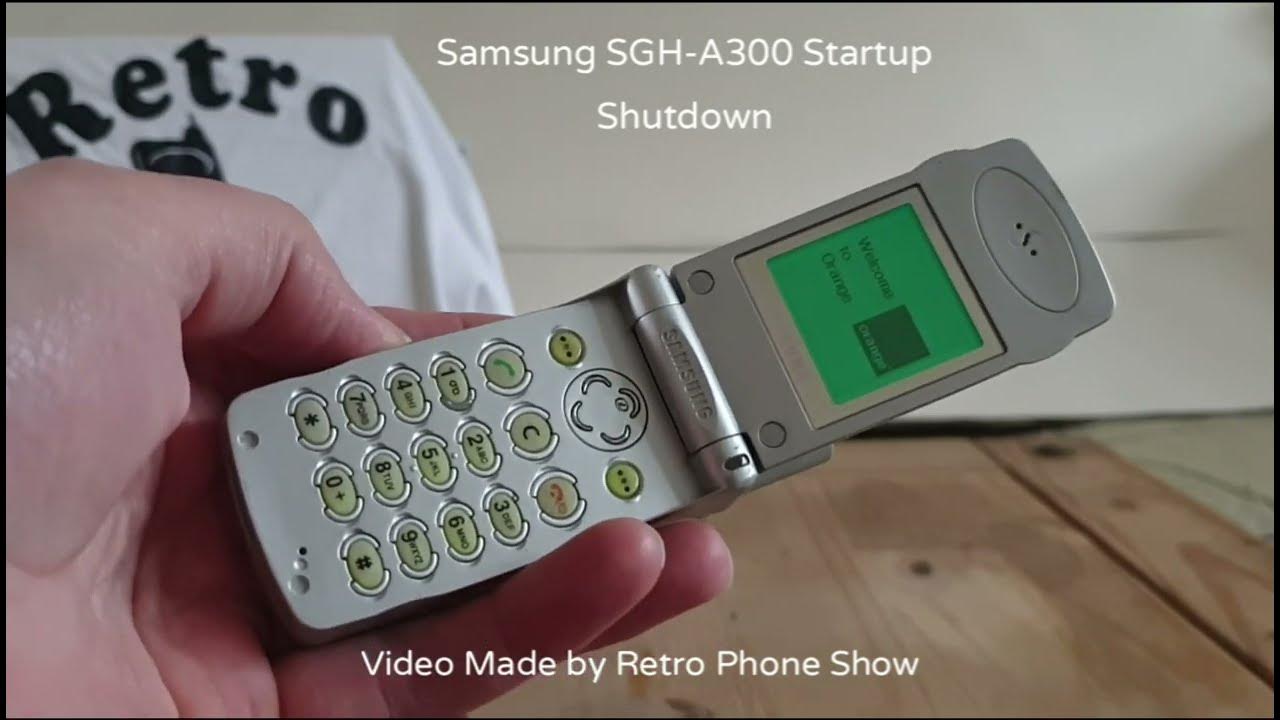 Samsung SGH-A300 Startup Shutdown - YouTube