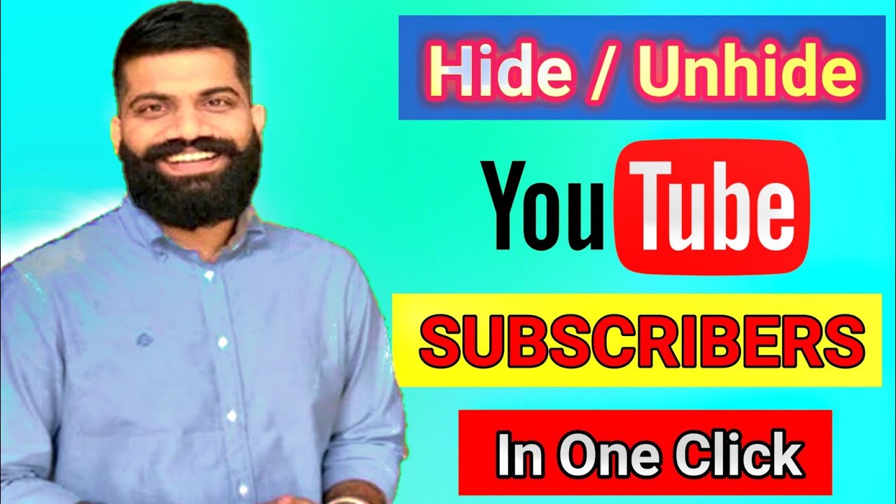 How to hide youtube subscribers | hide subscribers on youtube | Youtube ...