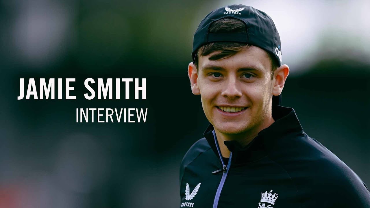 Jamie Smith looks ahead to his first Test match at The Kia Oval - YouTube