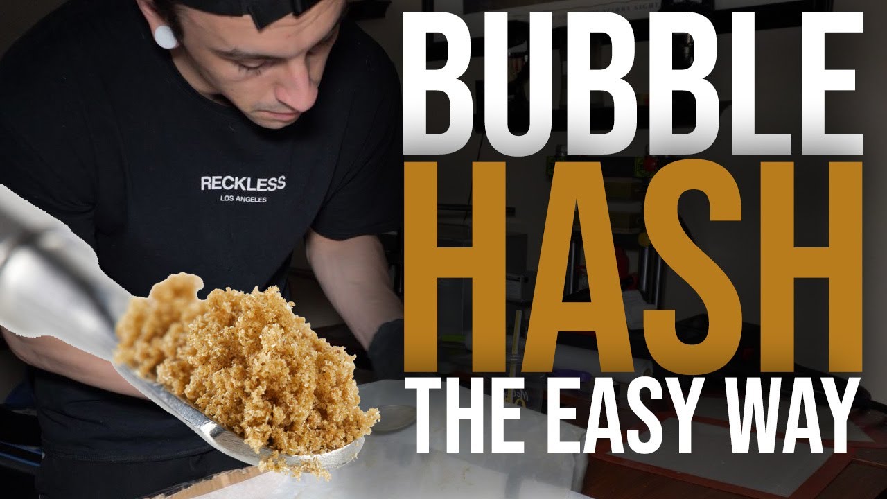 Bubble Hash in 5 Minutes Turning - Trim to Gold - YouTube