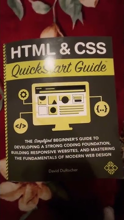 HTML & CSS QuickStart Guide - YouTube