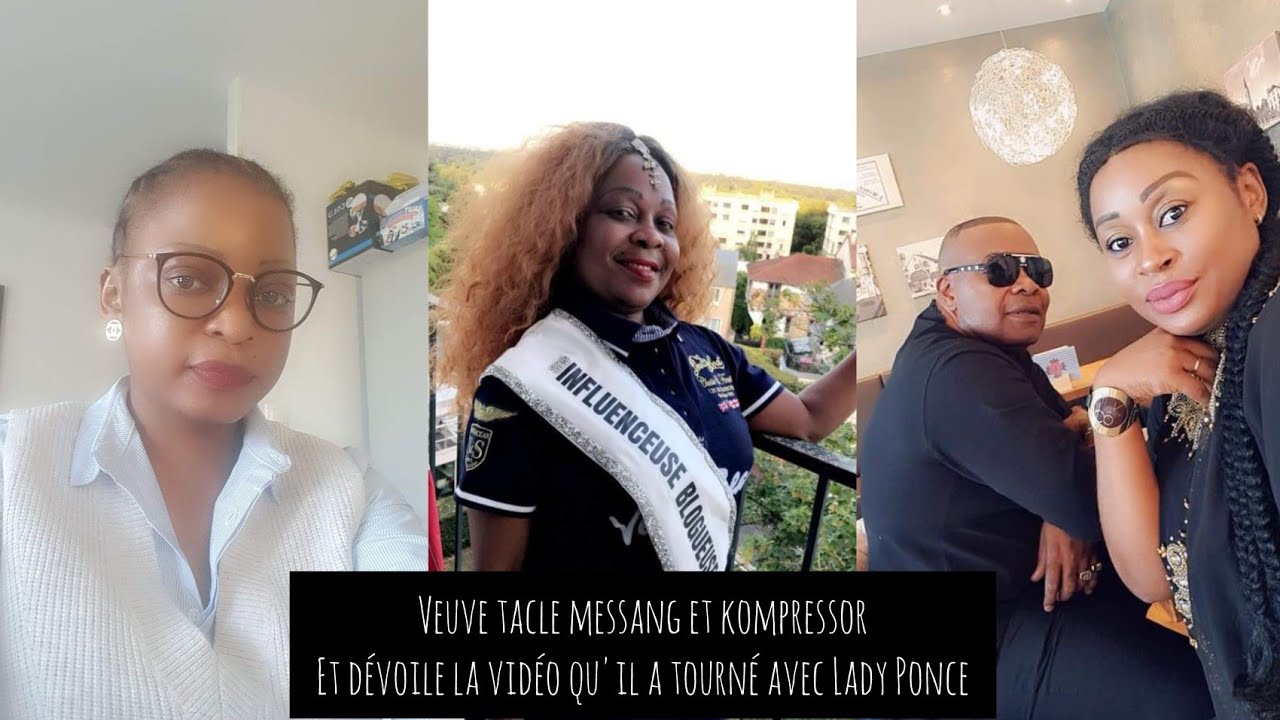 Veuve montre la vidéo de Jean Louis Messang & Lady Ponce, lui demande ...