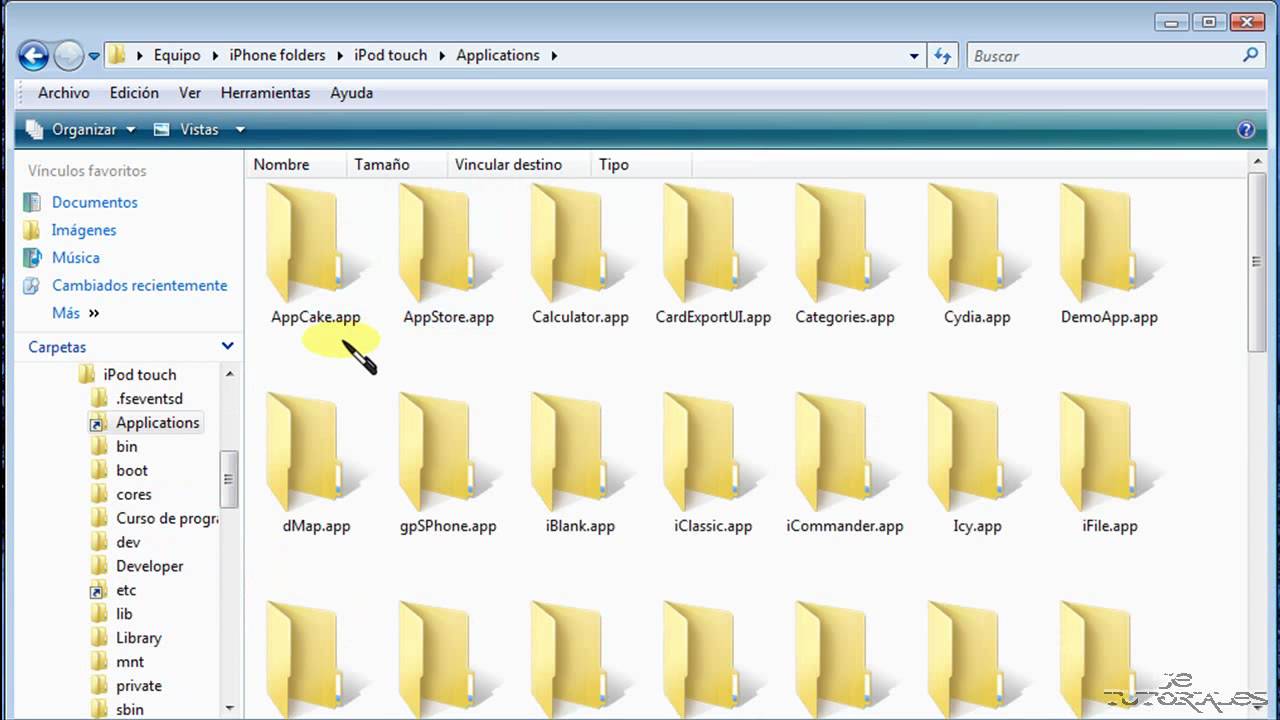 iPhone Folders, navega por los directorios de tu iPhone o ipod touch ...