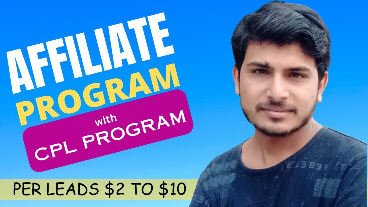 5 Affiliate Marketing with CPL Program | Per Lead $2 to $10 - YouTube