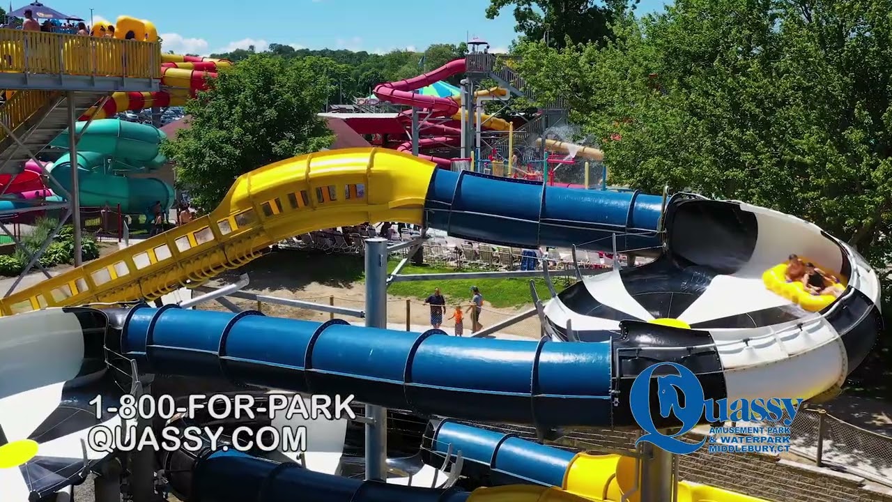 Rocket Rapids Water Coaster At Quassy - YouTube