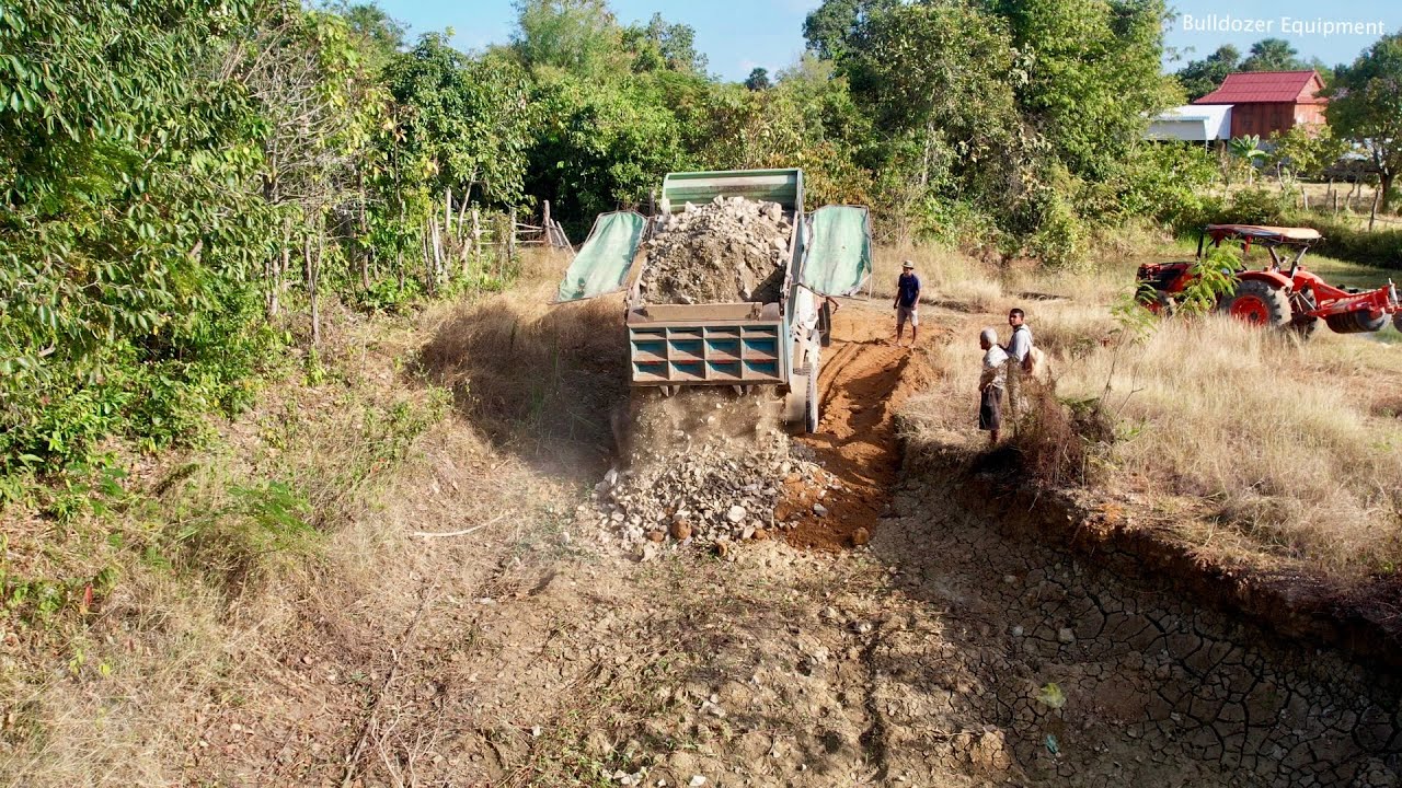 The Best Project Skill Dump Truck 5Ton Take Soil By Mini Truck Tor Push Soil Will Rock Delete ...