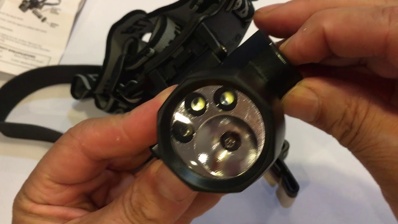 Pelican 2620 HeadsUp Lite Headlamp Head Flash Light 2620-030-110 - YouTube