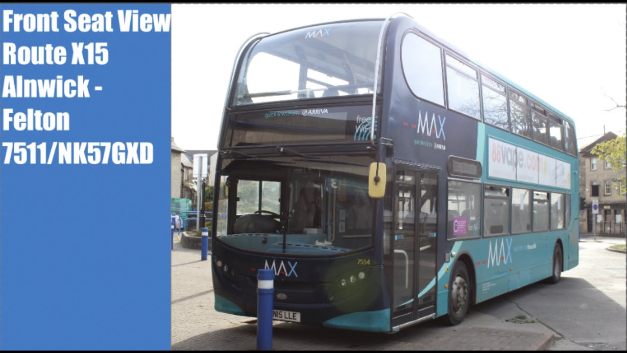Afternoon Front Seat View | Route X15: Alnwick to Felton - 7511/NK57GXD ...