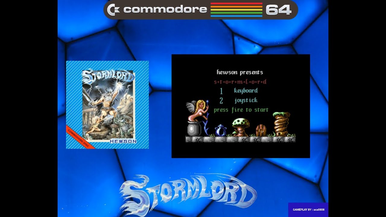 COMMODORE 64 (C64) # STORMLORD (HEWSON CONSULTANTS , 1989.) # 11.575 ...
