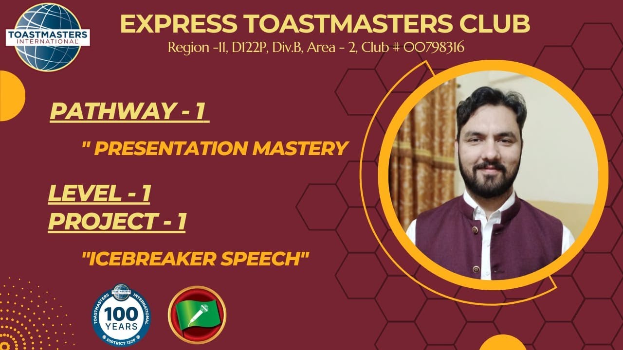 Pathway - 1 "ICE BREAKER SPEECH" - YouTube