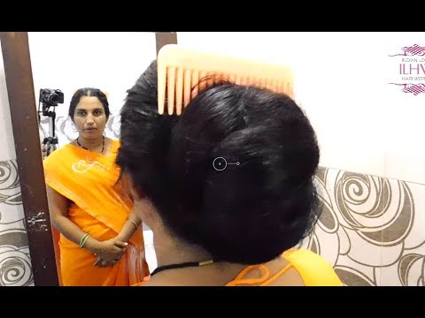 5 feet Extra Thick Long Hair in Monster Bun Flaunting & Sensual Bun ...
