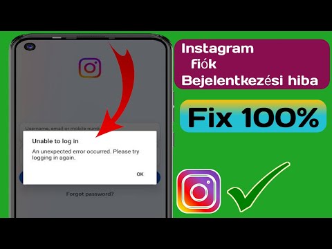 Az Instagram bejelentkezés nem lehetséges problémája |