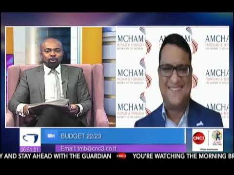 AMCHAM T&T - Interview with CNC3 Morning Brew - Post Budget 2022 - YouTube