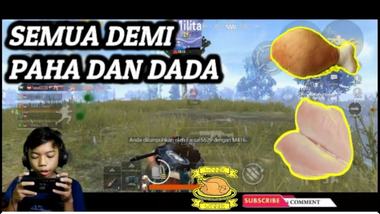 DEMI PAHA DAN DADA BOCIL RELA JADI TUMBAL - PUBG MOBILE - YouTube