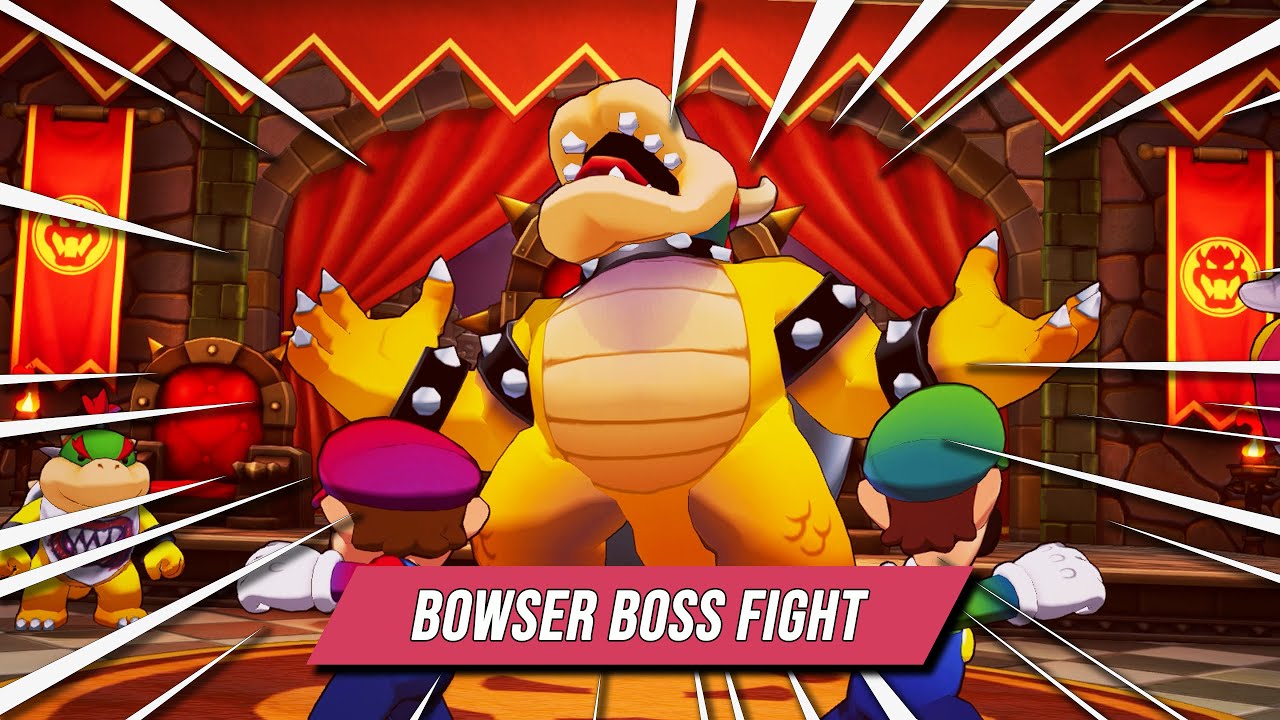 Mario & Luigi Brothership | Bowser Boss Fight - YouTube